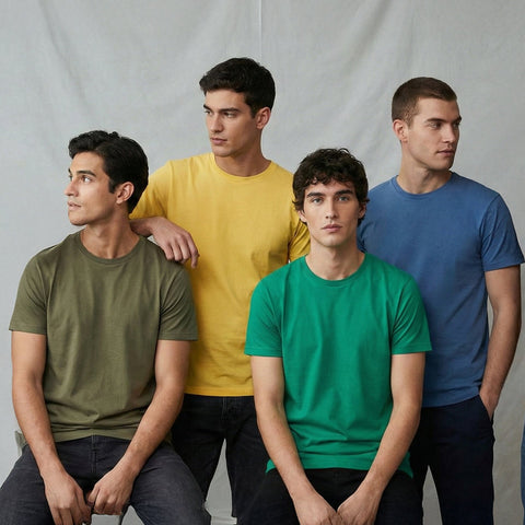Pick Any 4 - Plain T-shirt Combo – Teestra